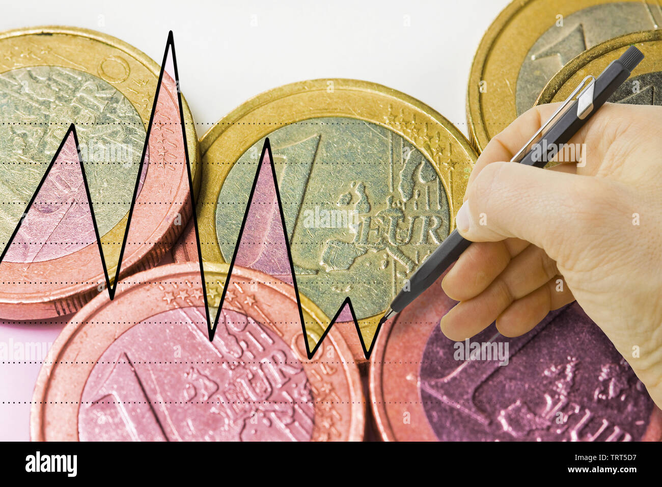 Fluctuation chart hi-res stock photography and images - Alamy