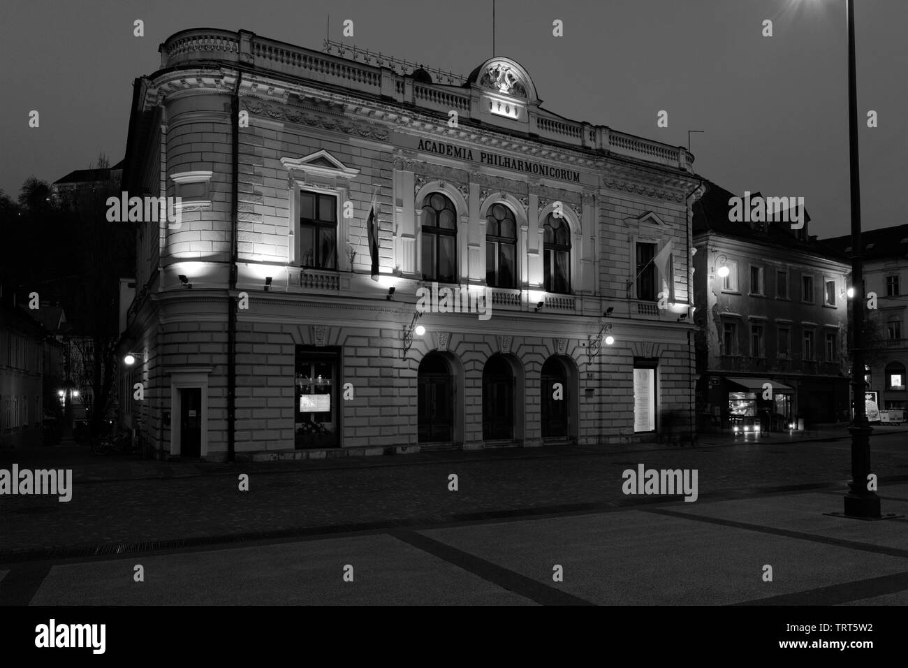 Slovenian tourist places Black and White Stock Photos & Images - Alamy