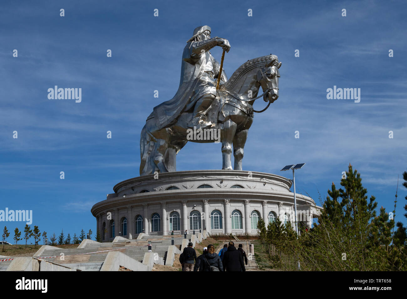 The largest Equestrian statue in the world near to Ulaanbaatar in ...