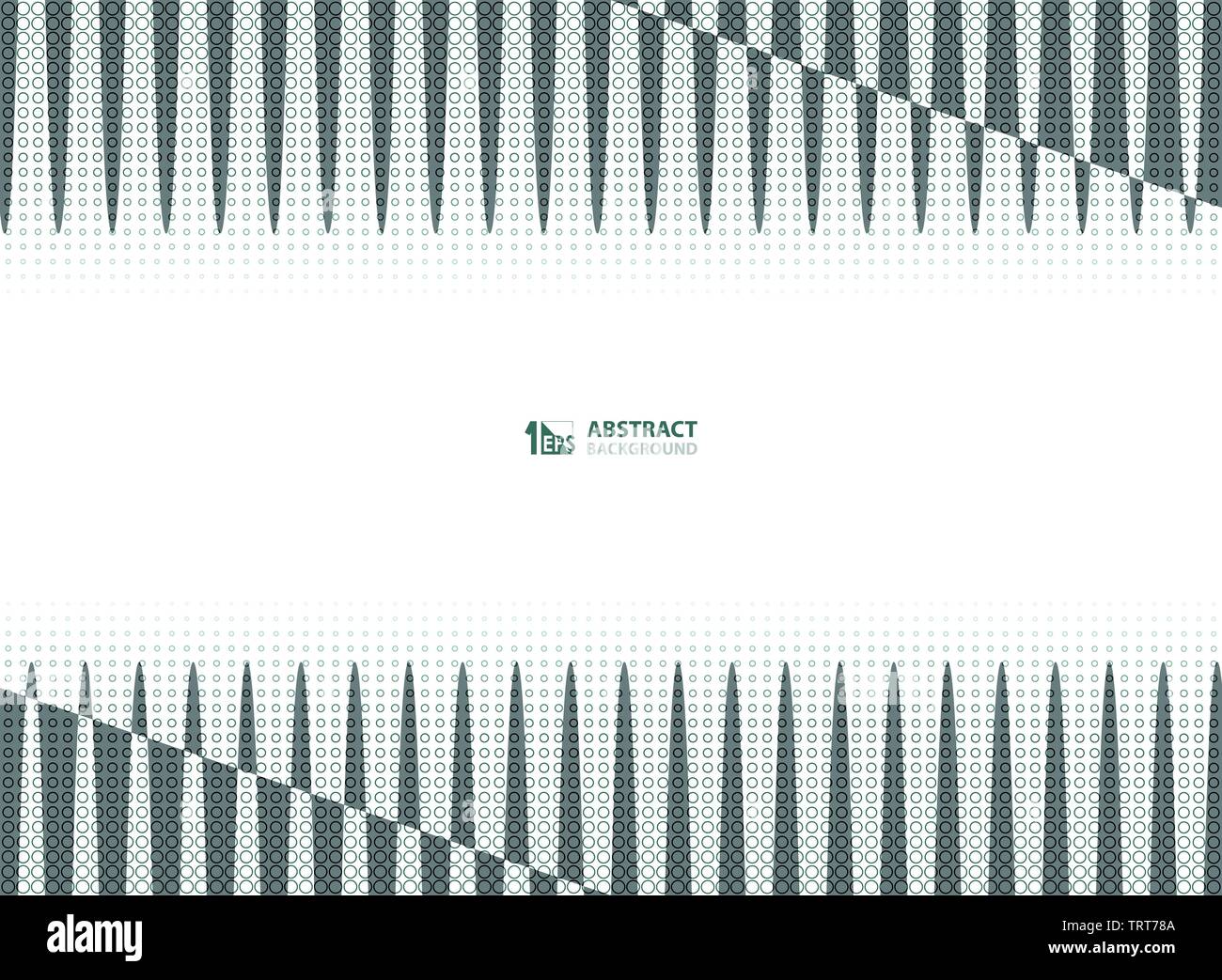 Abstract halftone of gray color trendy decoration with stripe line ...