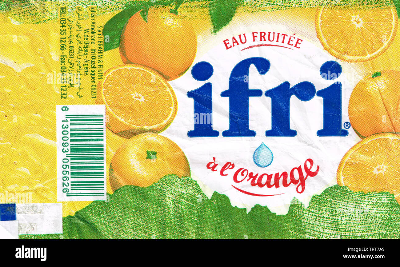Ifri, Algerian fruit beverage, Algiers, Algeria, Maghreb, North-Africa ...