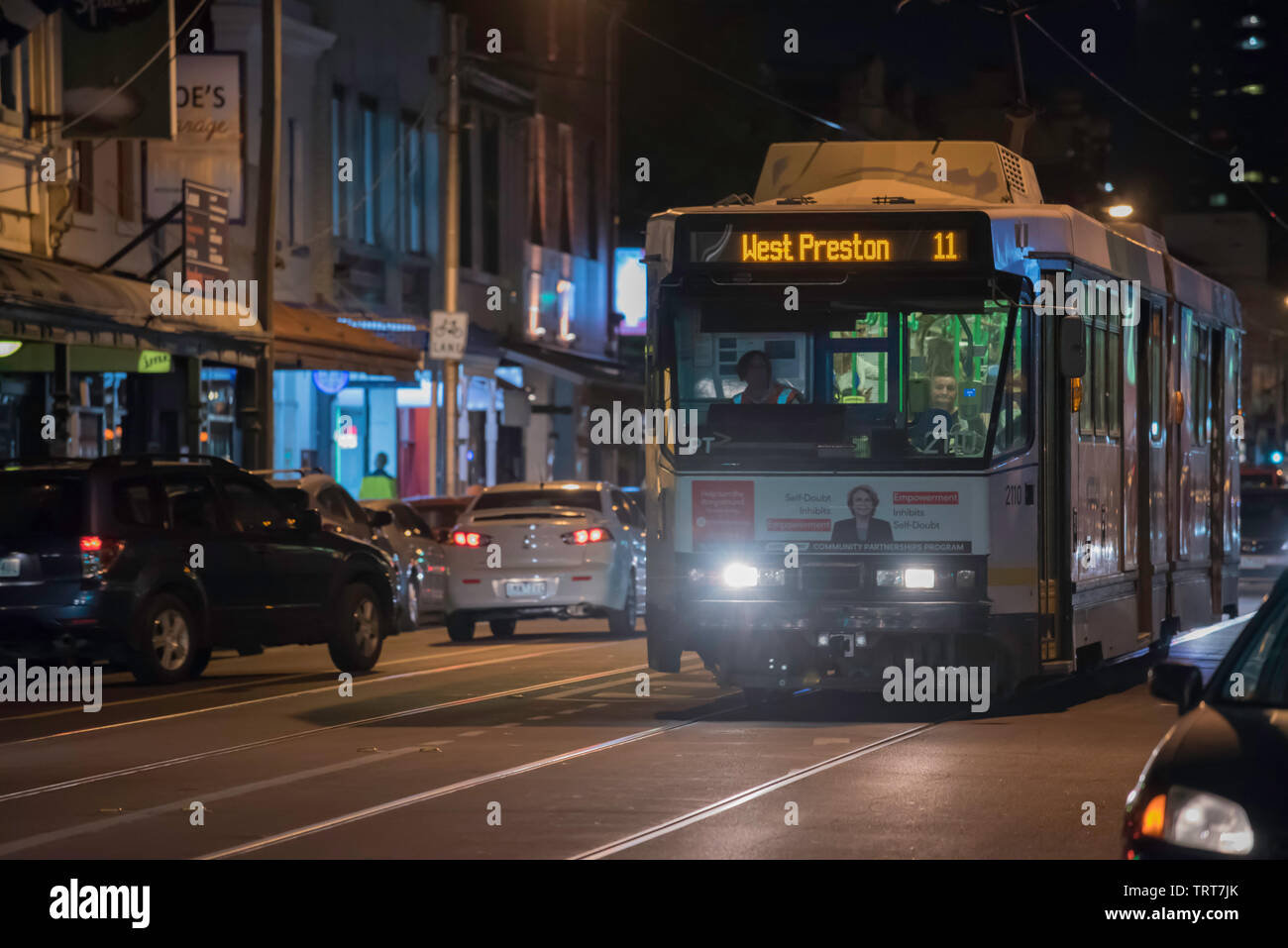 Modern melbourne tram hi-res stock photography and images - Alamy