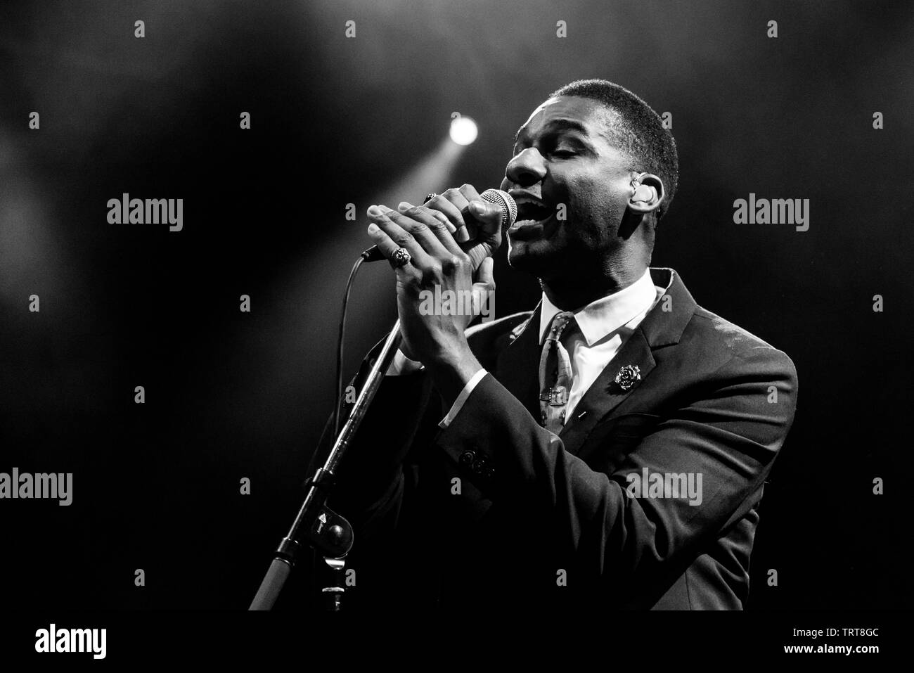 Denmark, Copenhagen - May 12, 2016. The American soul and gospel singer ...