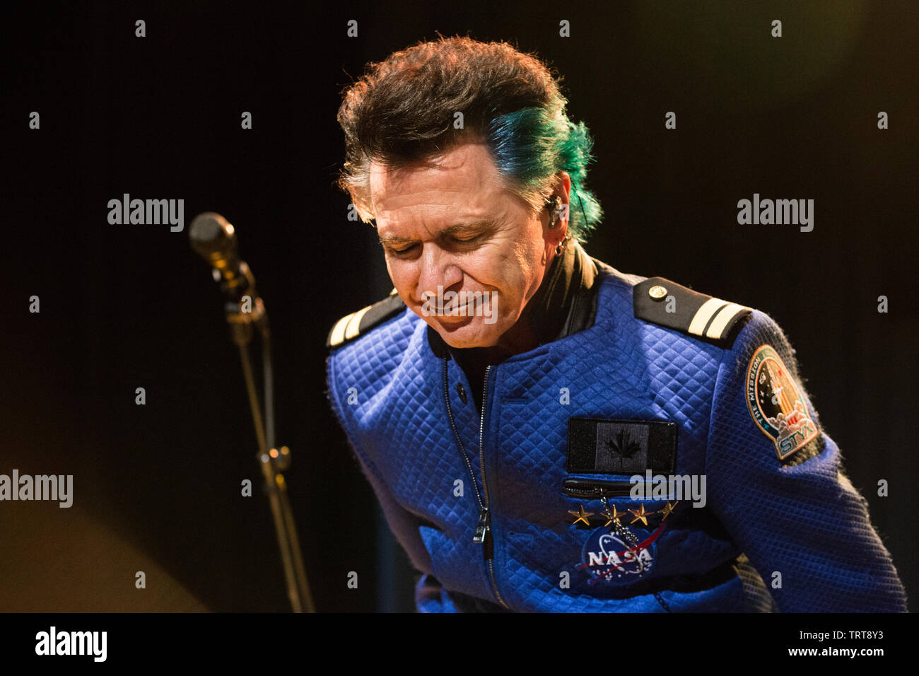 Norway, Oslo - June 6, 2019. The American rock band Styx performs a ...