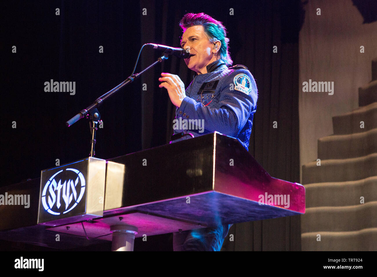 Norway, Oslo - June 6, 2019. The American rock band Styx performs a ...
