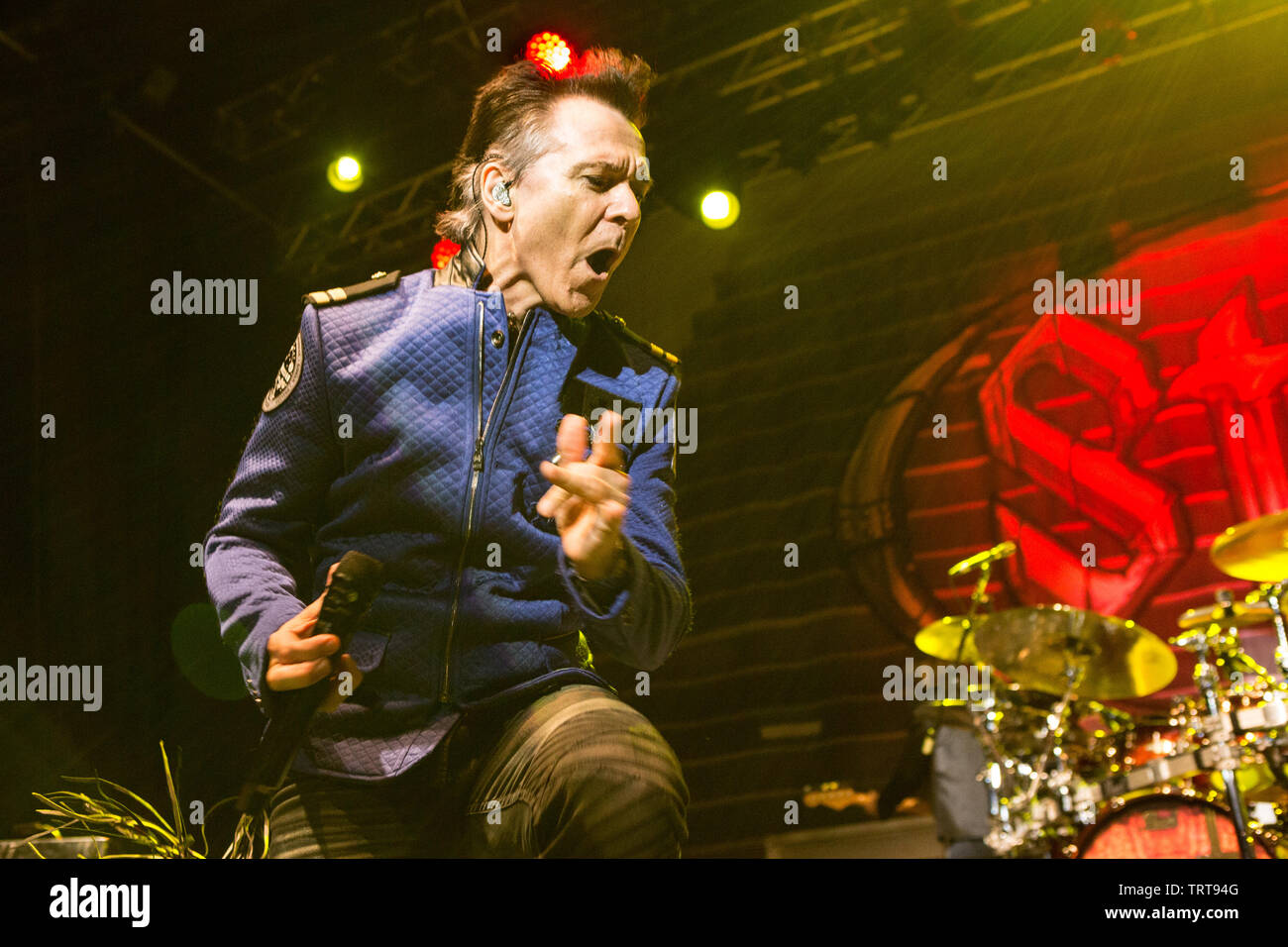 Norway, Oslo - June 6, 2019. The American rock band Styx performs a ...