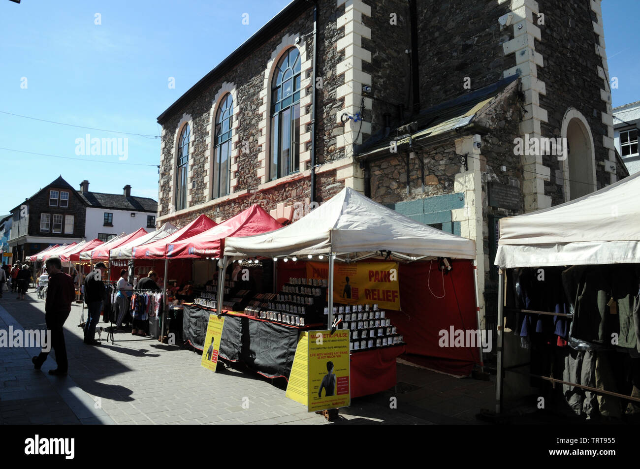 Keswick street market stalls hi-res stock photography and images - Alamy