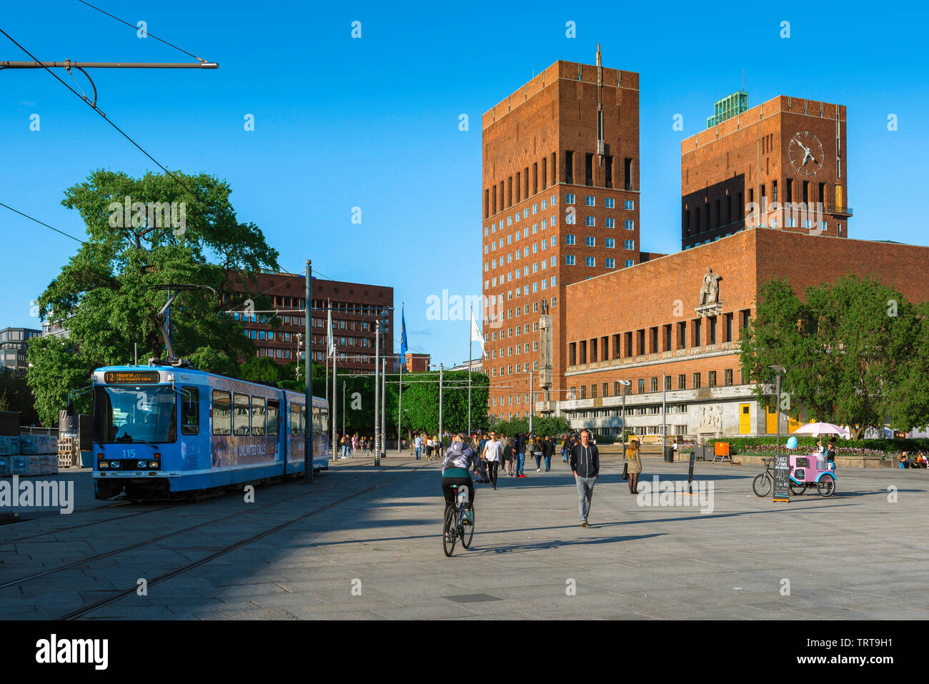 Oslo city centre bike hi-res stock photography and images - Alamy