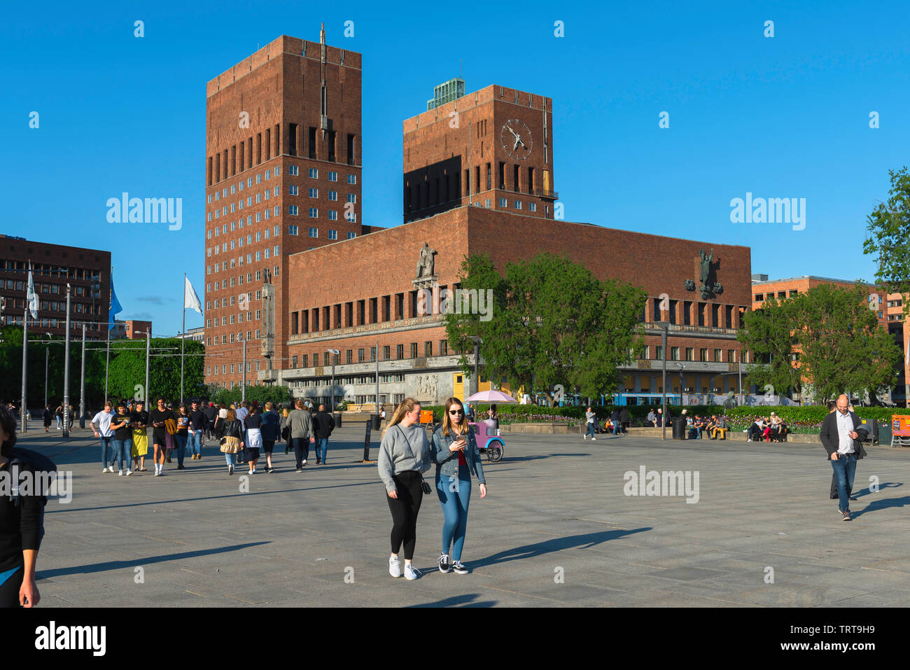 Oslo town hall exterior hi-res stock photography and images - Alamy