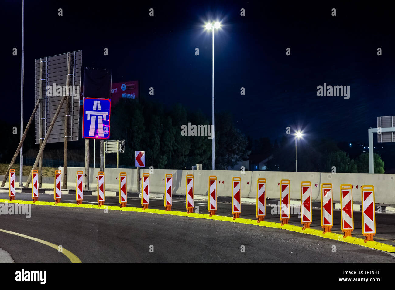 Johannesburg, South Africa - October 24 2011: Motorway Signs and ...