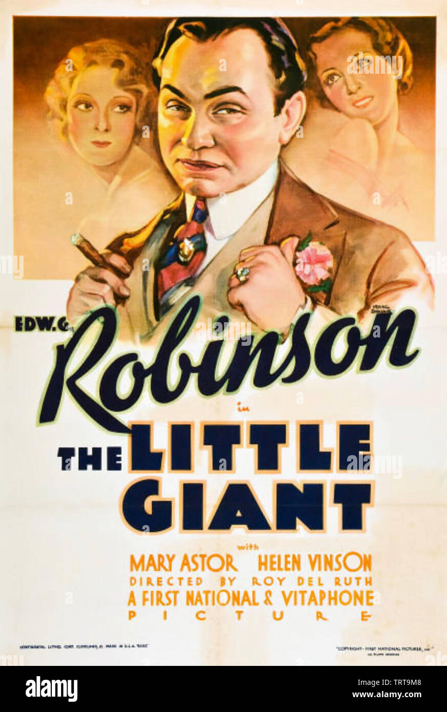 THE LITTLE GIANT 1933 Warner Bros film with Edward G. Robinson Stock ...
