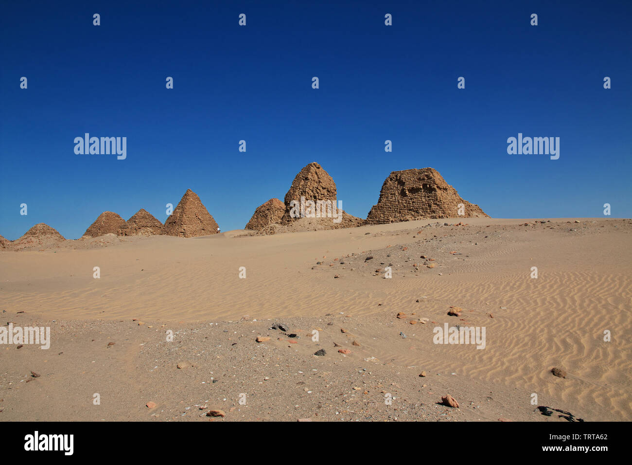 Ancient pyramids of Nuri, Sudan Stock Photo - Alamy