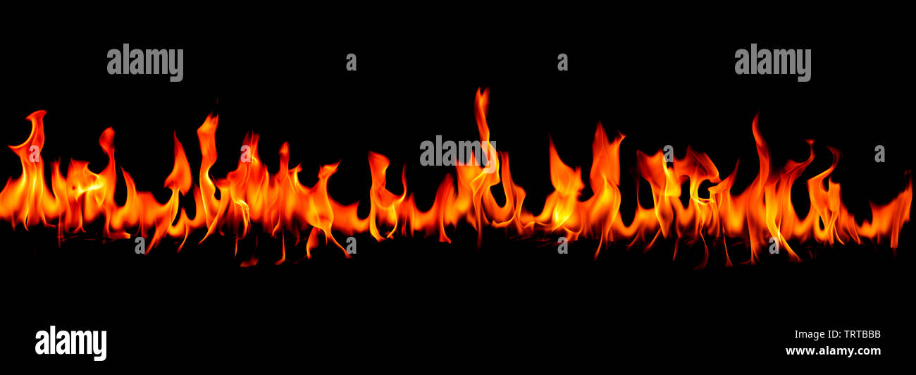on fire flame Stock Photo - Alamy