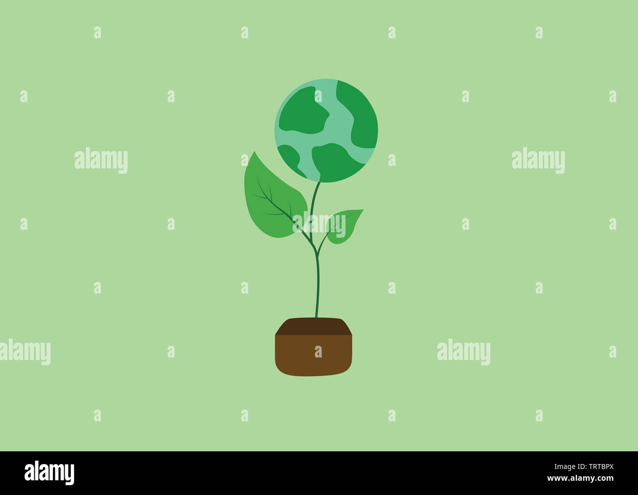 Recycle design for World Environment Day Stock Photo - Alamy