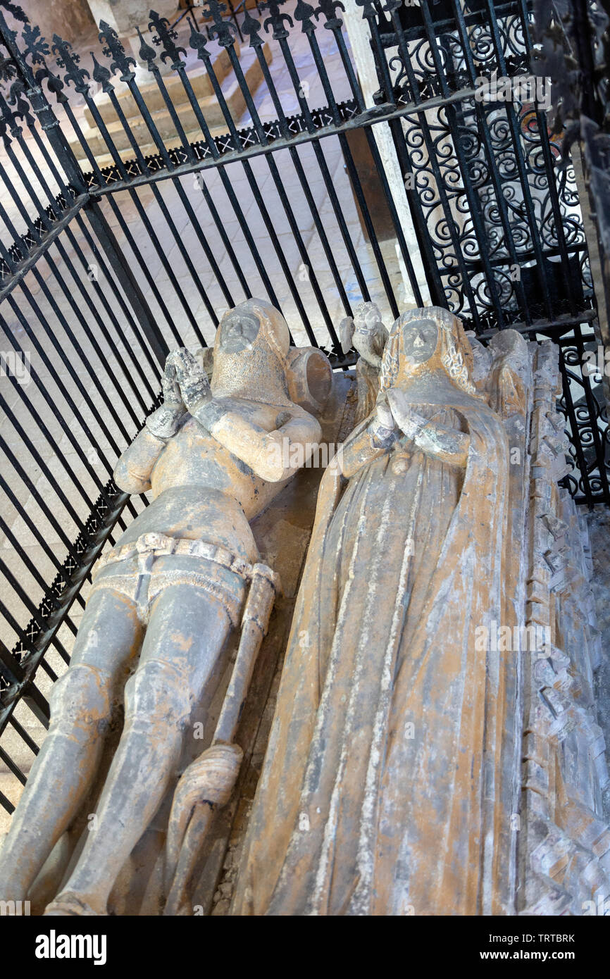 Farleigh Hungerford castle, Somerset, England, UK tomb of Sir Thomas ...