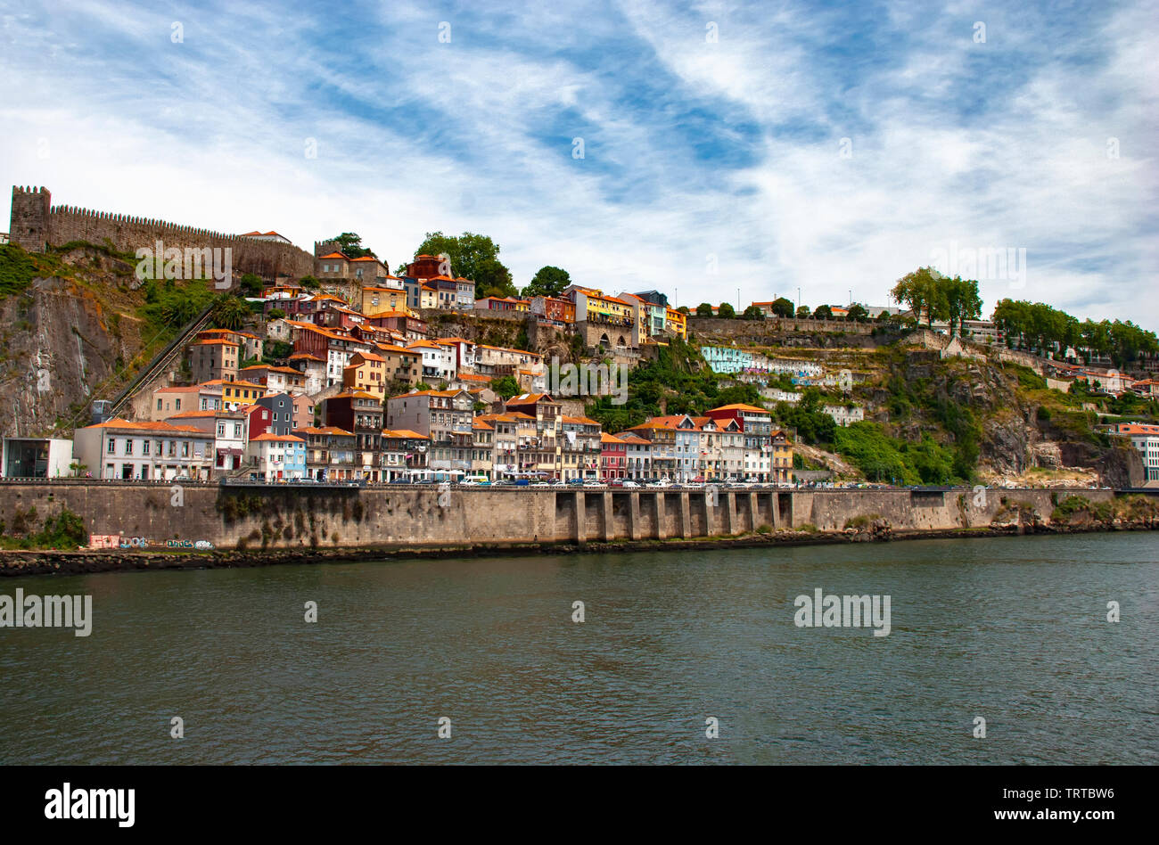 The Fernandina Wall (Muralha Fernandina) medieval castle overlooking ...