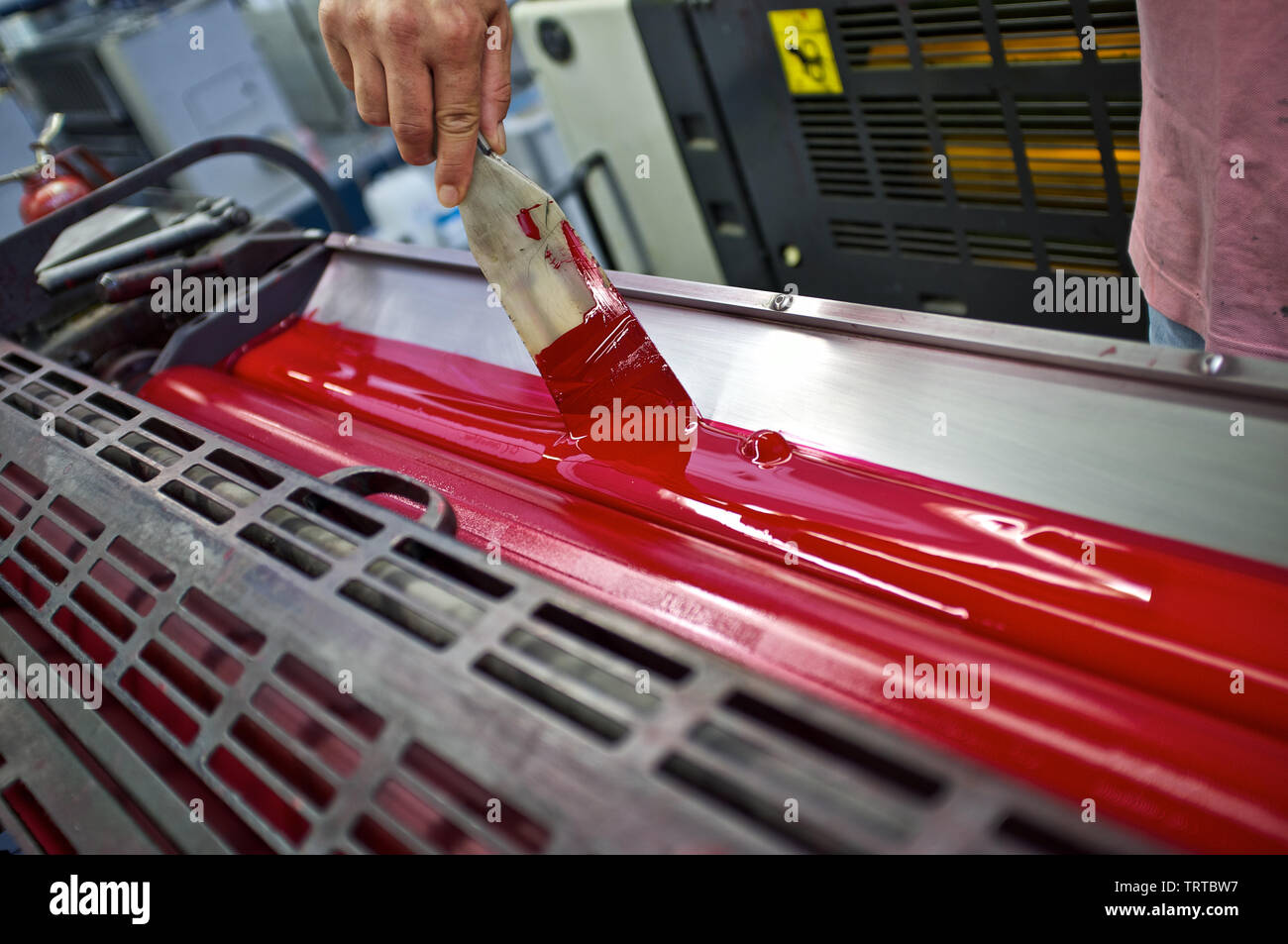 Offset printing press offset lithography hi-res stock photography and ...