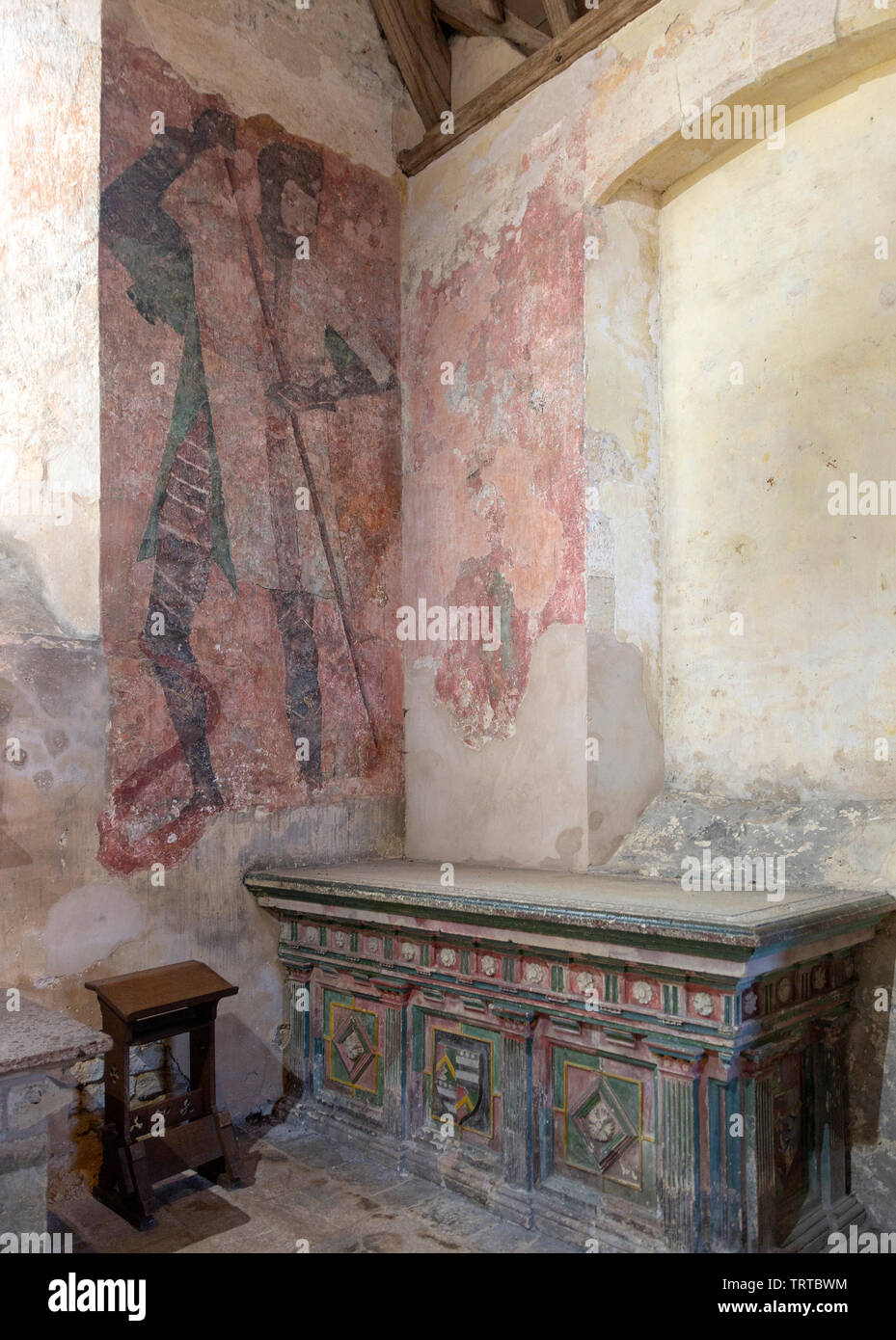 Farleigh Hungerford castle, Somerset, England, UK tomb of Sir Walter ...
