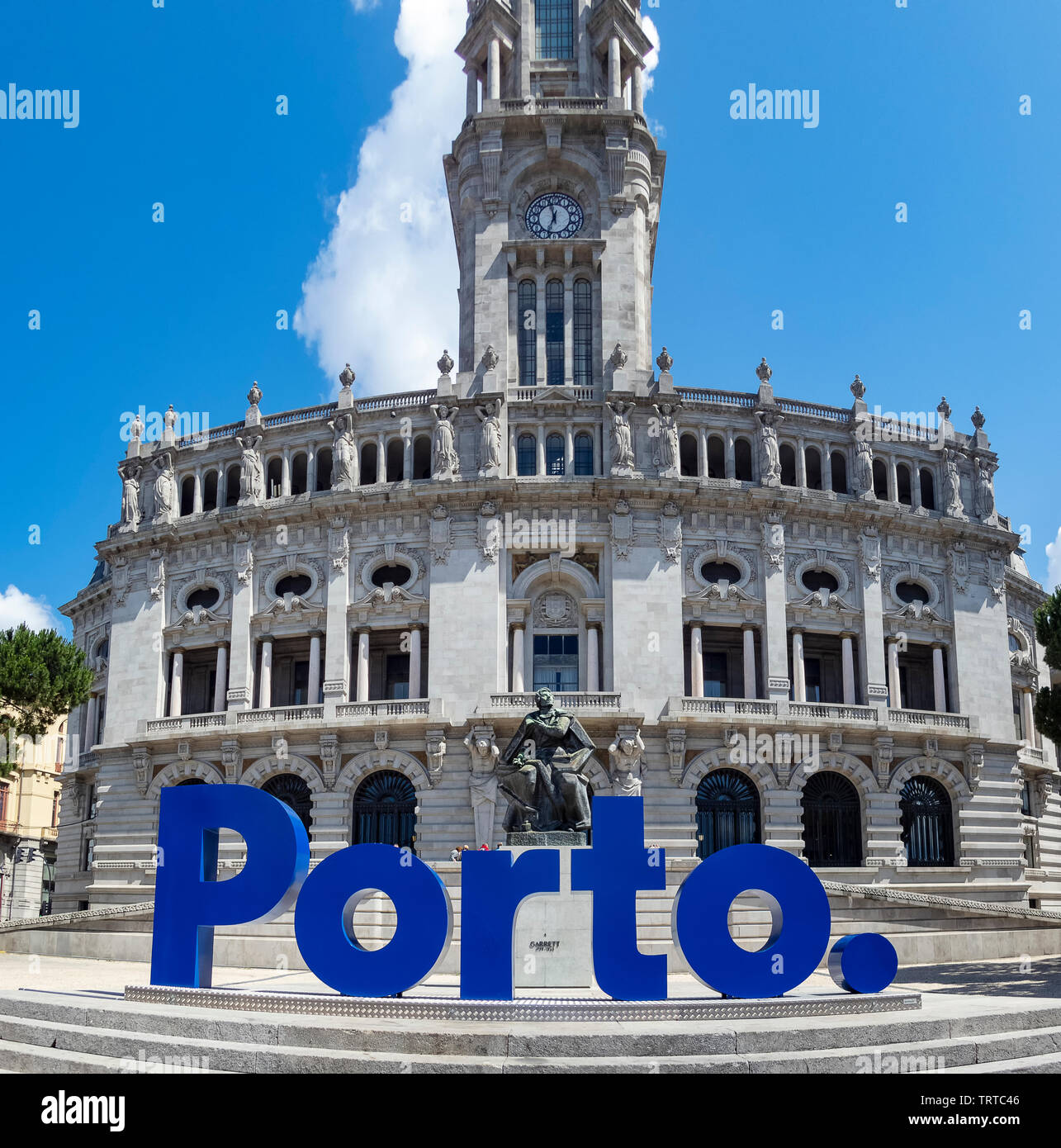 The Town Hall in Porto (Câmara Municipal do Porto), Portugal Stock ...