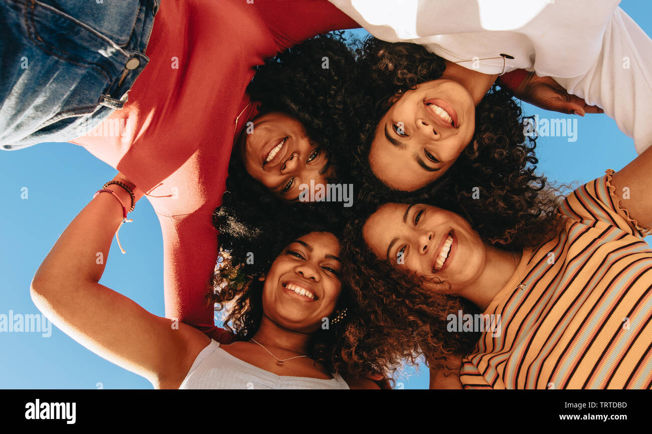 Smiling Group Of Girls