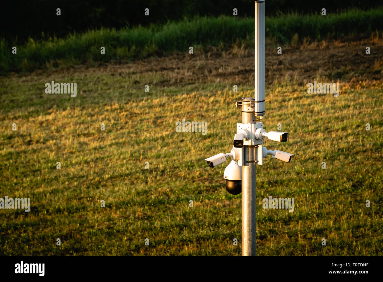 Cctv camera looking down hi-res stock photography and images - Alamy