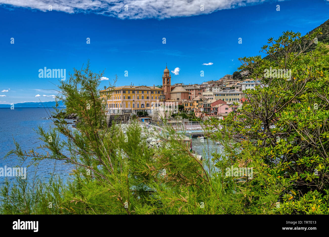 Nervi port genova hi-res stock photography and images - Alamy