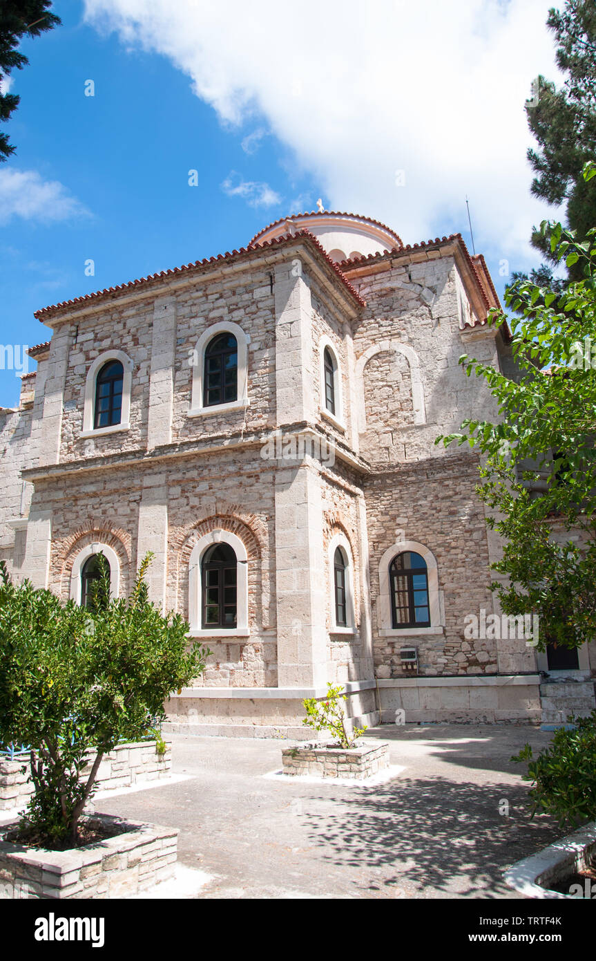 Orthodox Church on Samos Island in Greece Stock Photo - Alamy