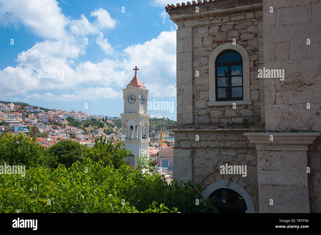 Orthodox Church on Samos Island in Greece Stock Photo - Alamy