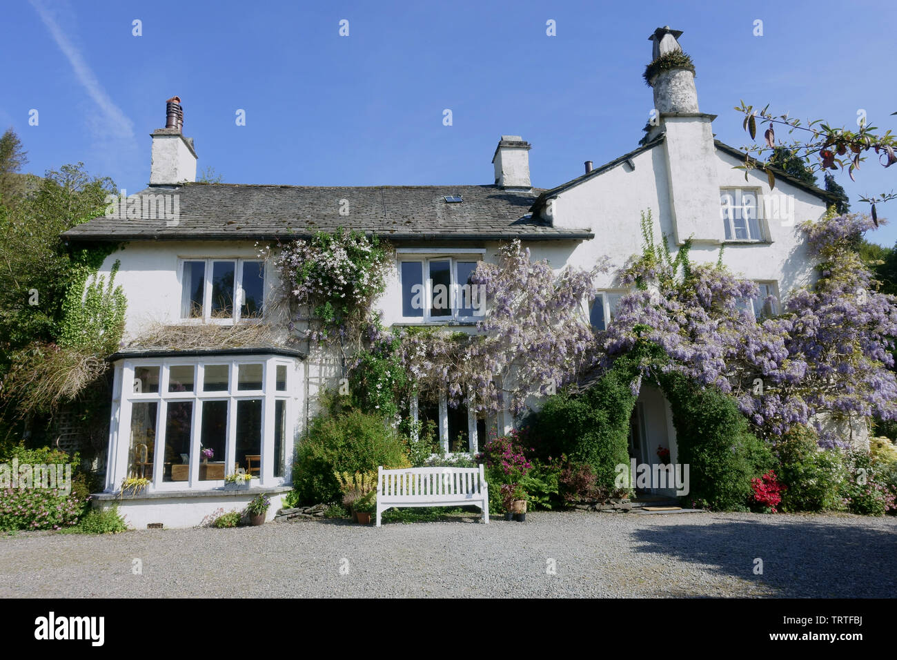 Rydal Mount the home of William Wordsworth from 1813-1850 Stock Photo ...