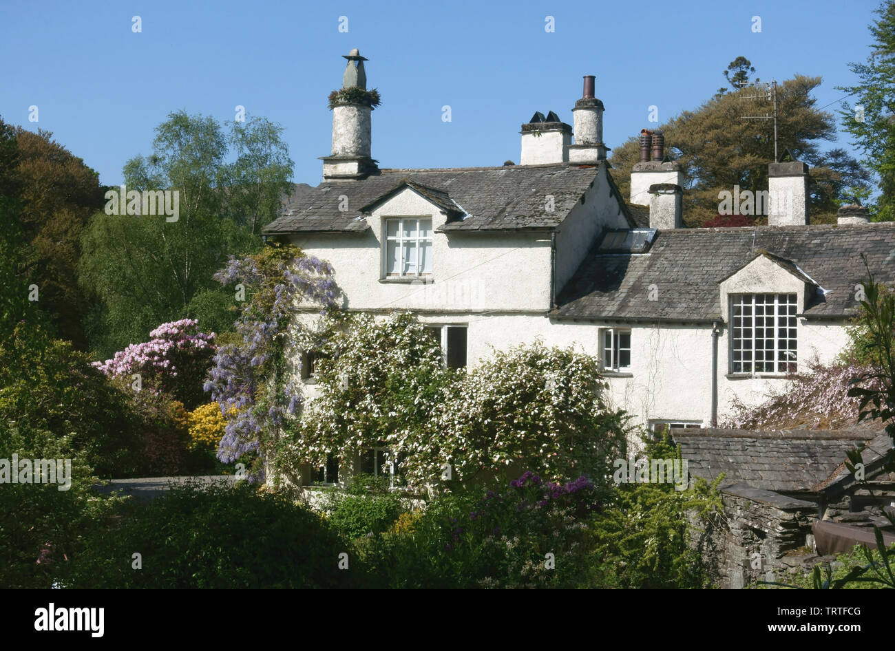 Rydal Mount the home of William Wordsworth from 1813-1850 Stock Photo ...