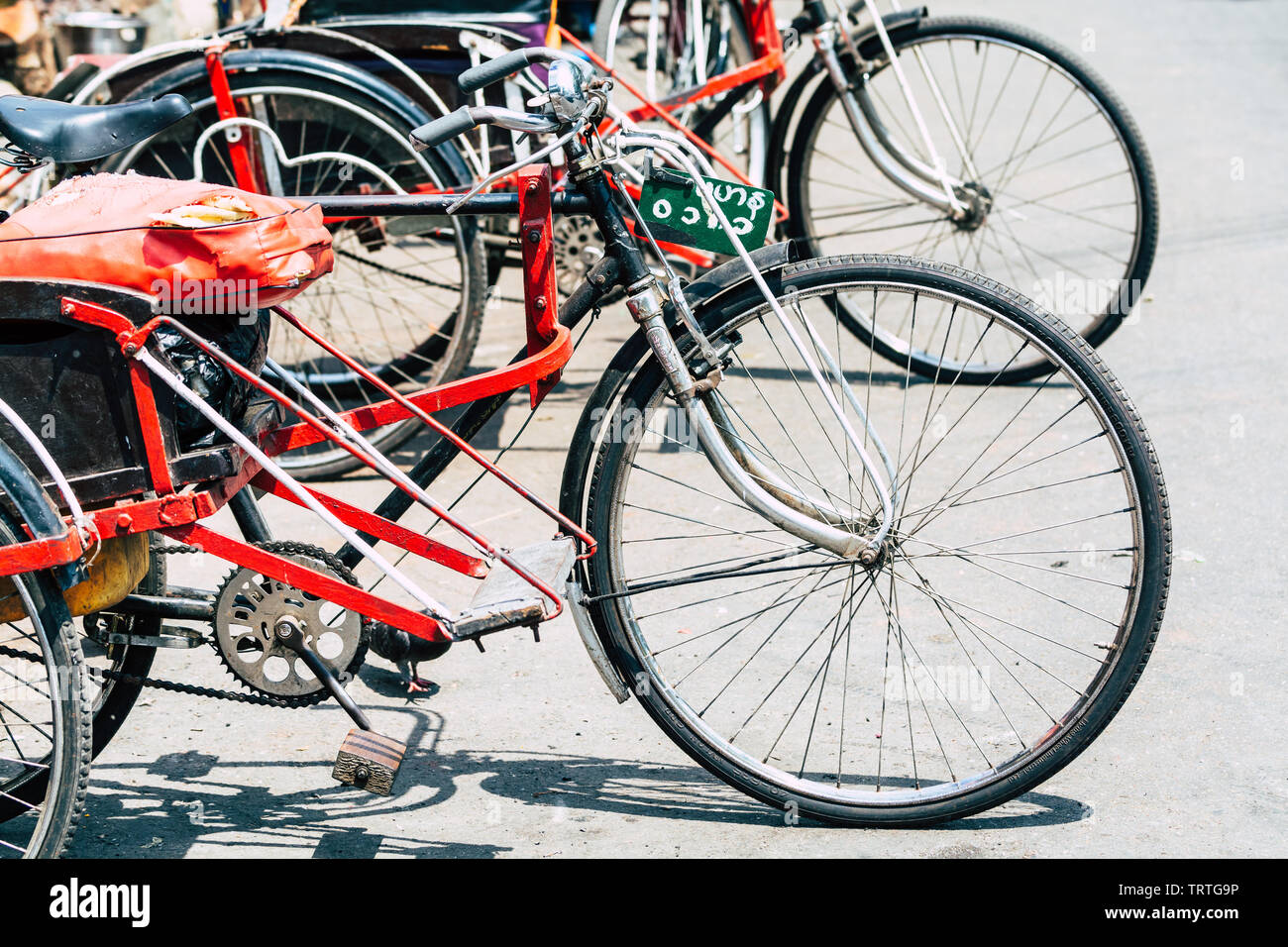 Burma yangon rickshaw hi-res stock photography and images - Alamy