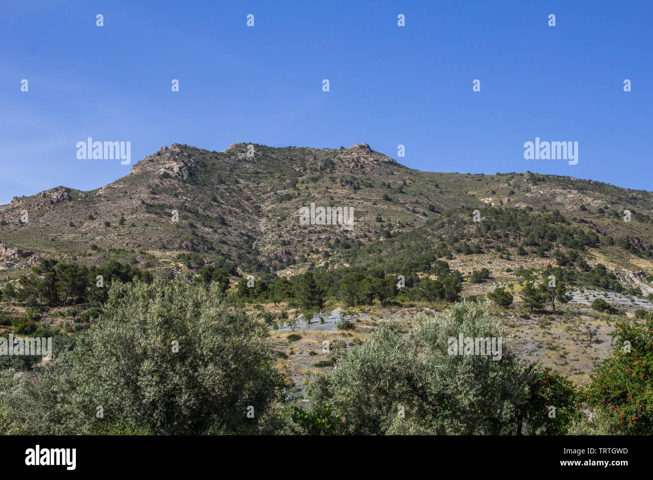 Andalusia mountain Landscape, Spain Stock Photo - Alamy