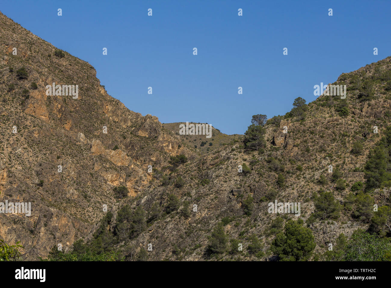 Andalusia mountain Landscape, Spain Stock Photo - Alamy
