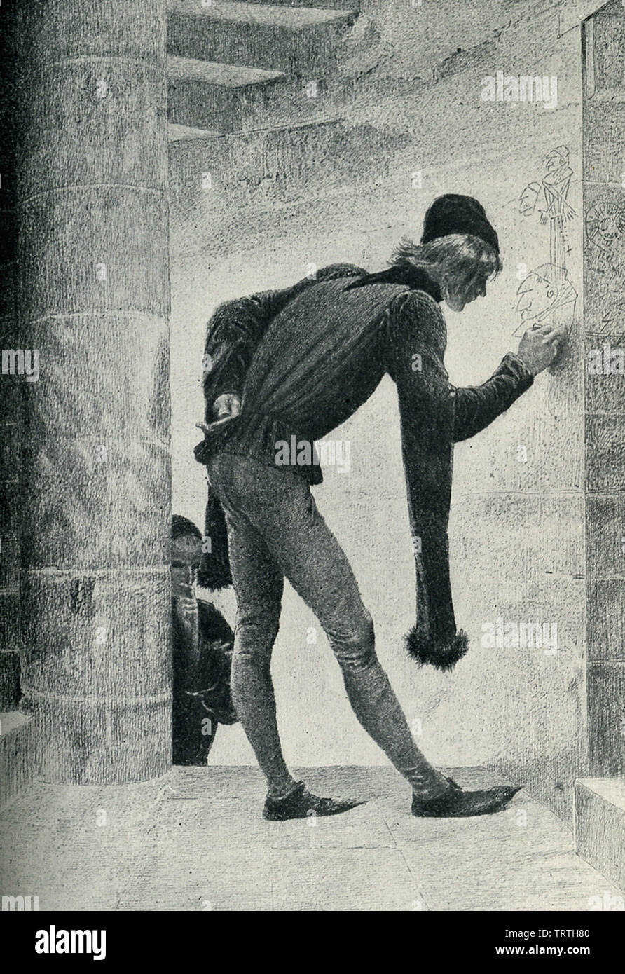 Luc-Olivier Merson - Hunchback Notre Dame Illustration Stock Photo - Alamy