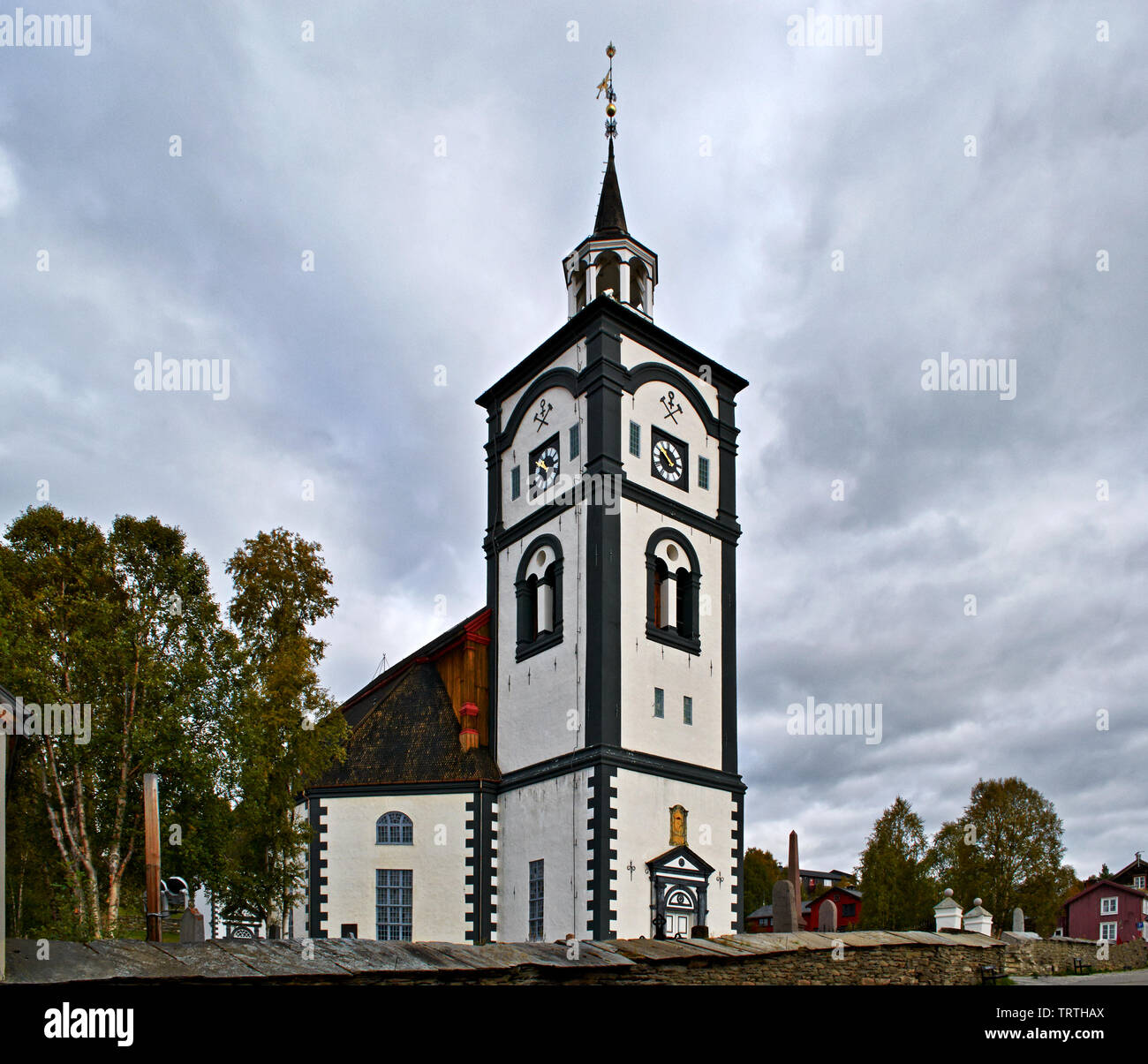 Norway. The church vob Roros. Built in 1780 Stock Photo - Alamy
