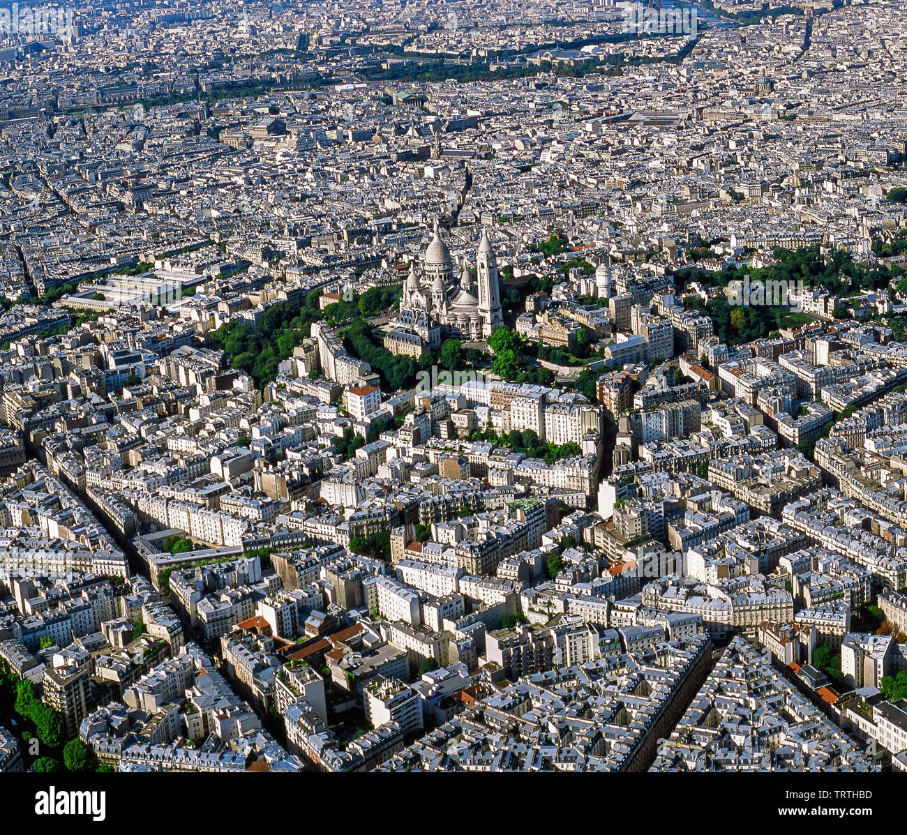 Paris louvre aerial view hi-res stock photography and images - Alamy