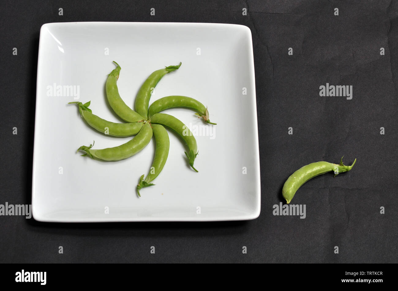 Square dinner plate hi-res stock photography and images - Alamy