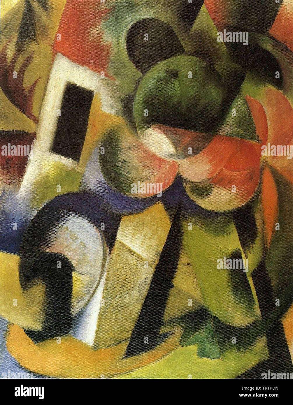 Franz Marc - Small Composition Ii 1914 Stock Photo - Alamy