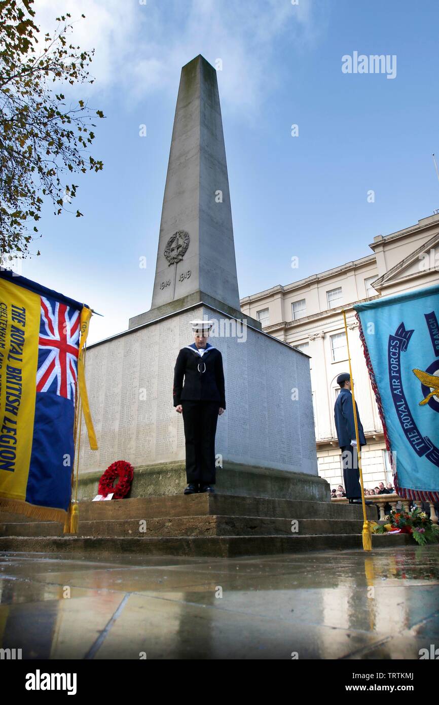 Thousands of people attended the Cheltenham Remembrance Service at the ...