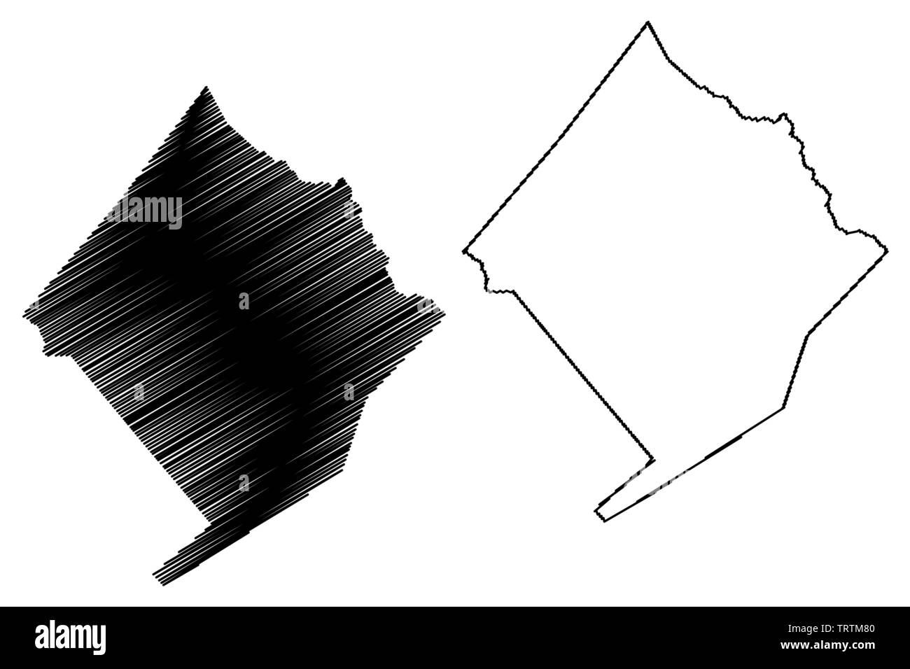 Map of colorado counties Stock Vector Images - Alamy