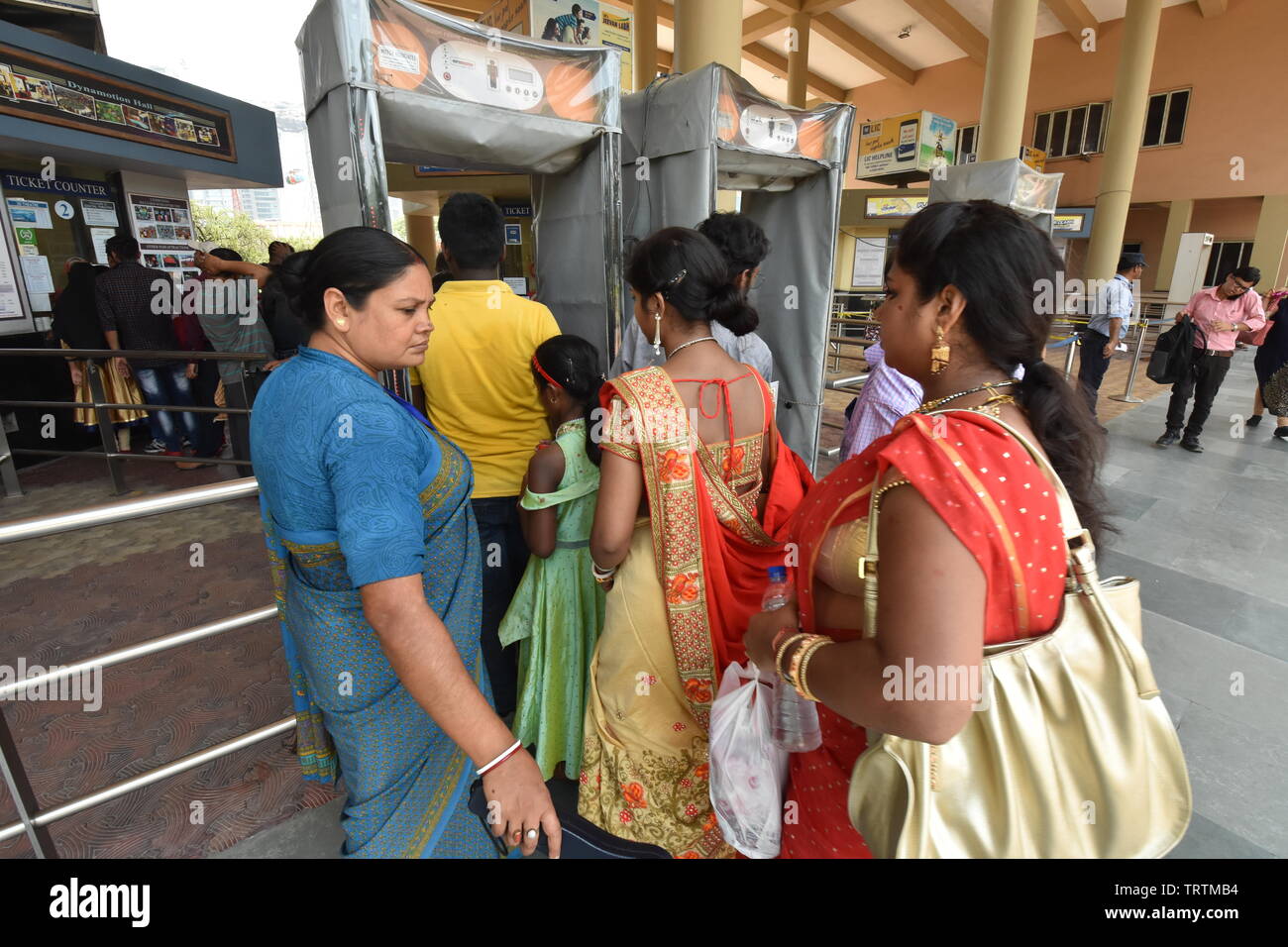 Main ticket counter at the Gate Complex of Science City, Kolkata, India ...
