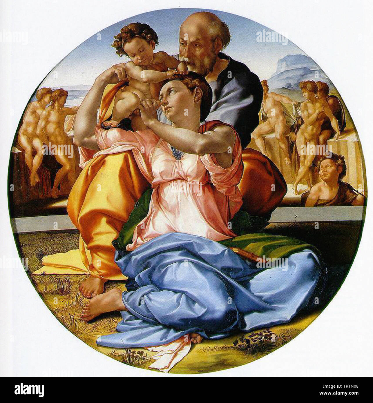 The holy family michelangelo hi-res stock photography and images - Alamy