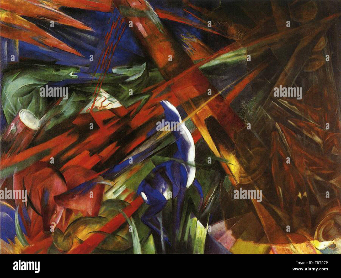 Franz Marc - Animal Destinies Trees Show Their Rings Animals Their ...