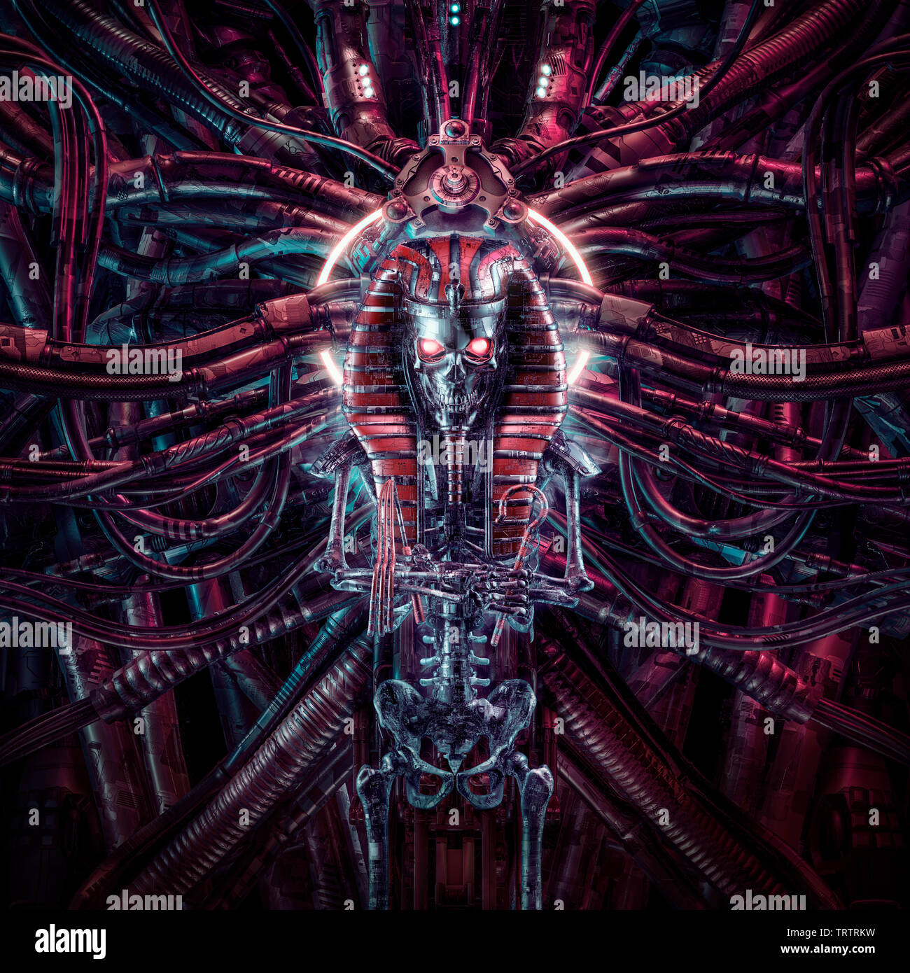 3d illustration ancient egyptian god hi-res stock photography and ...