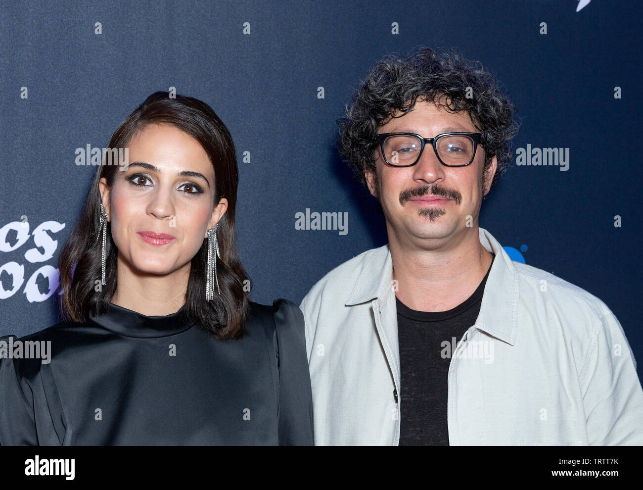 New York, NY - June 10, 2019: Cassandra Ciangherotti and Alejandro ...
