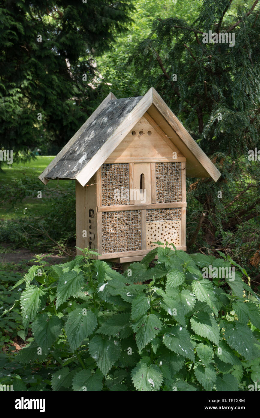 Insect house in parkland hi-res stock photography and images - Alamy