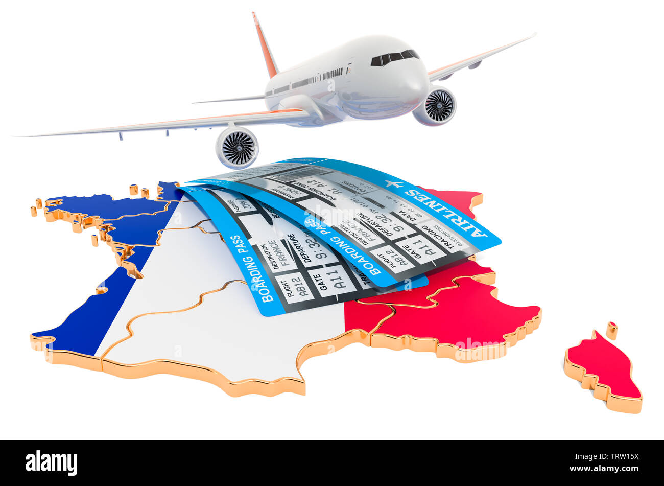 Booking flights to france hi-res stock photography and images - Alamy