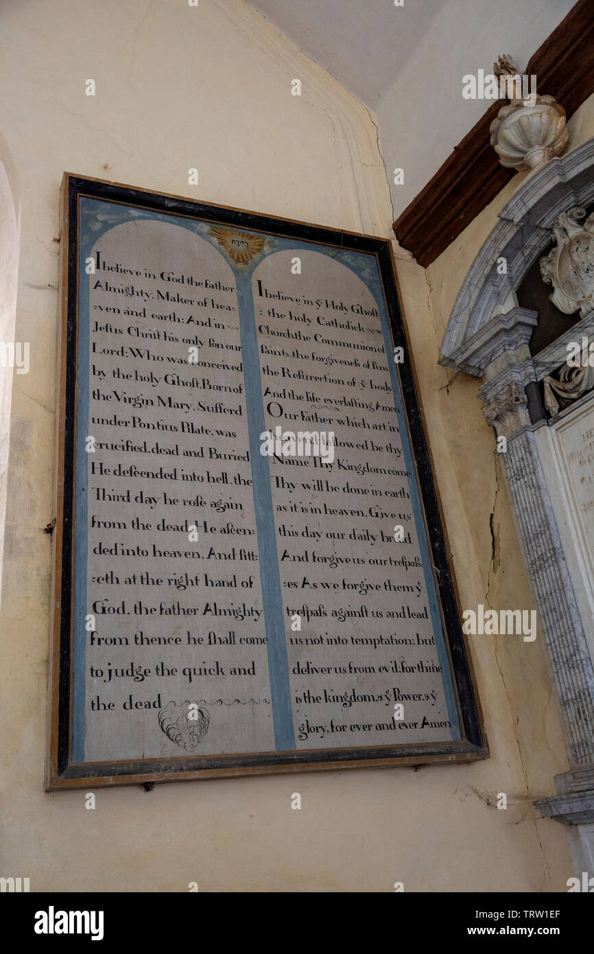 Historic interior unchanged since 18th century, Church of Saint Mary ...