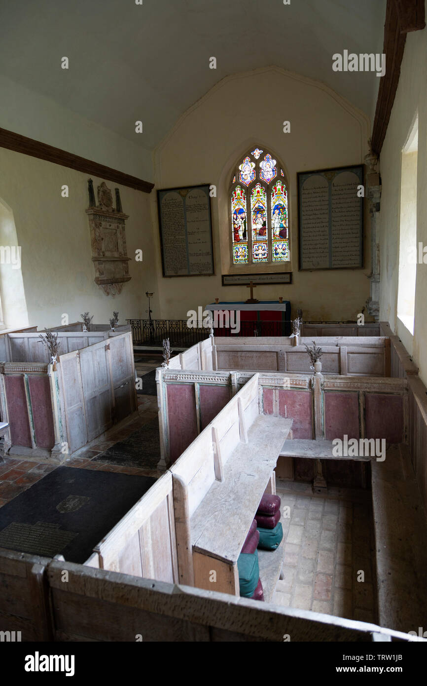 Historic interior unchanged since 18th century, Church of Saint Mary ...