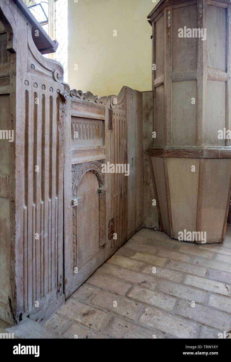 Historic interior unchanged since 18th century, Church of Saint Mary ...